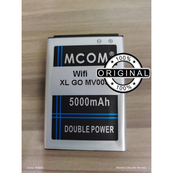Jual Battery Batre Baterai Double Power Mcom Modem Wifi Mifi Movimax MV003 XL Go Kapasitas 5000 ...