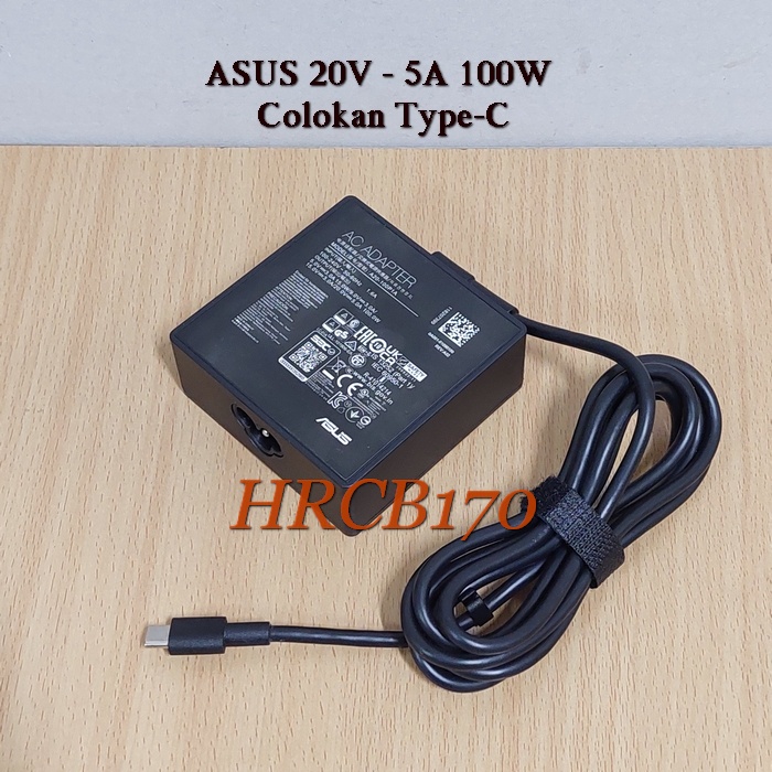Jual Adaptor Charger Laptop Asus Model A20-100P1A 20V - 5A 100W Type C ...