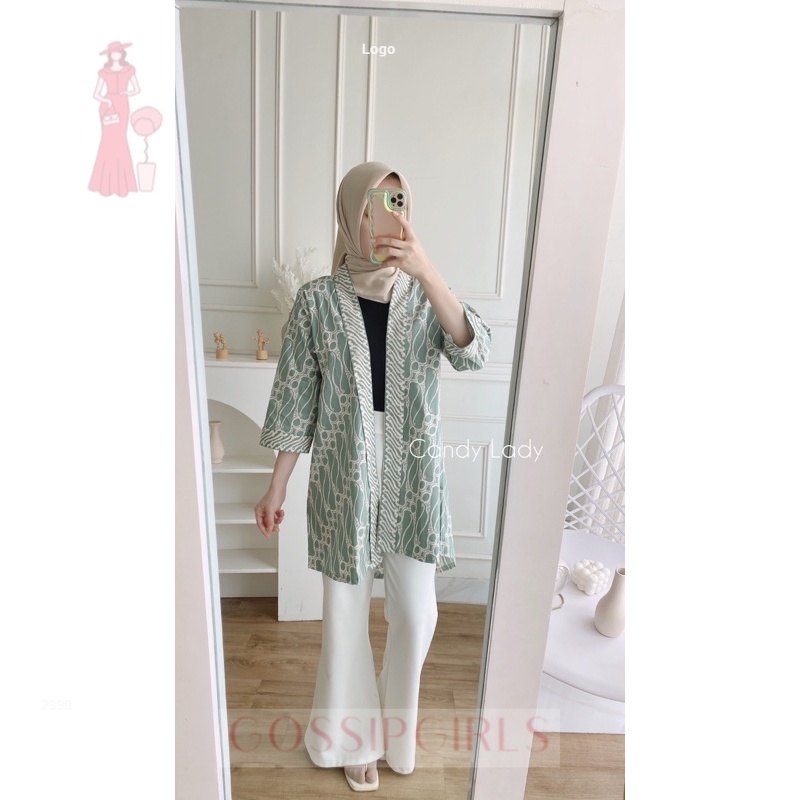 Jual GossipGirls - CANDY LADY Cardigan Batik / Cardy motif batik ...