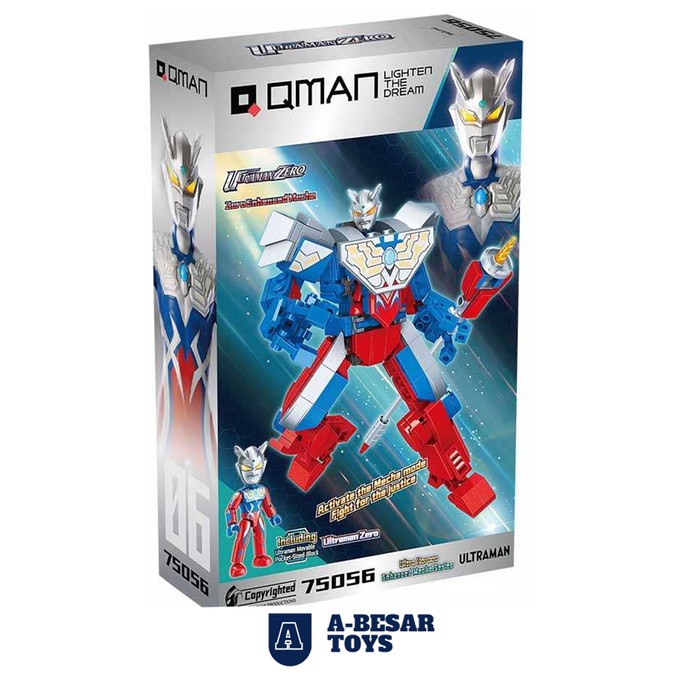 Jual QMAN Ultraman Zero Enhanced Mecha 75056 | Shopee Indonesia