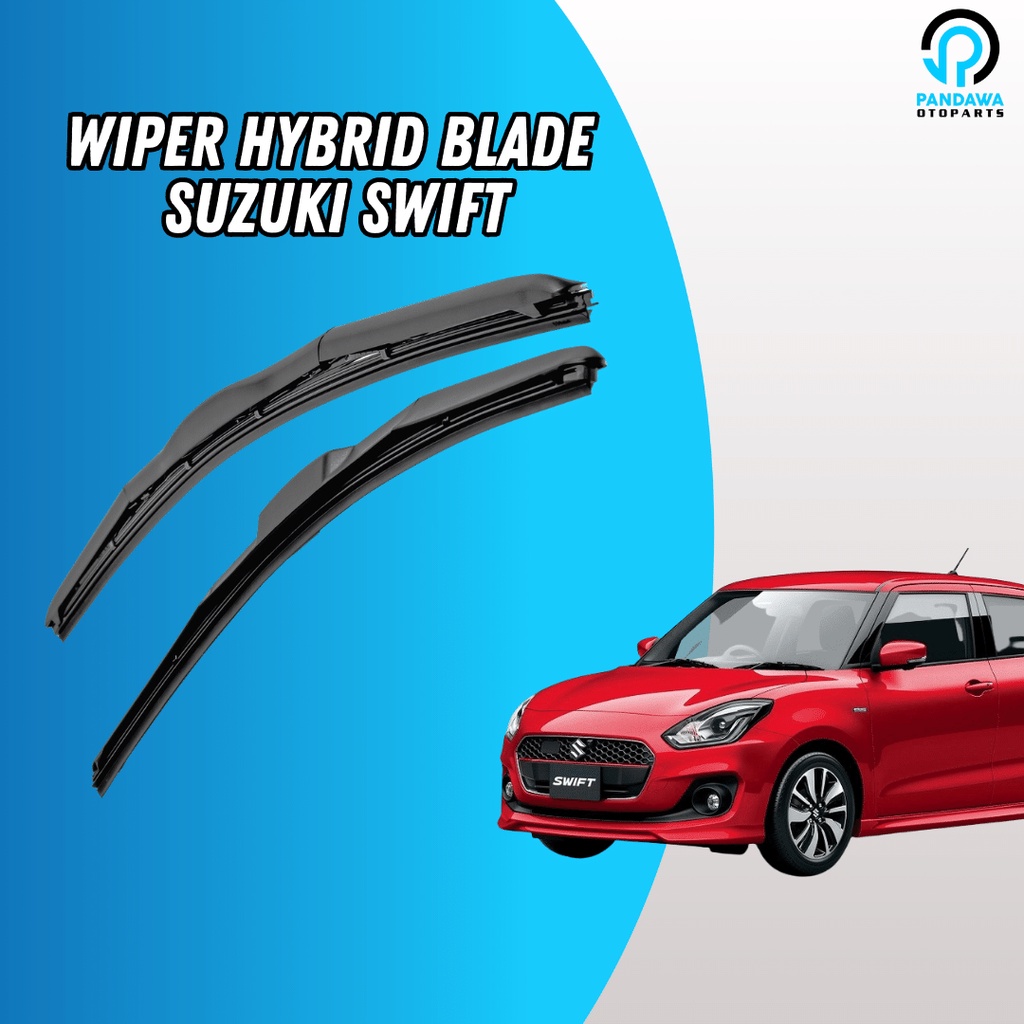 Jual 1 Set Wiper Hybrid Suzuki Swift Tanpa Rangka Besi Model Hybrid ...