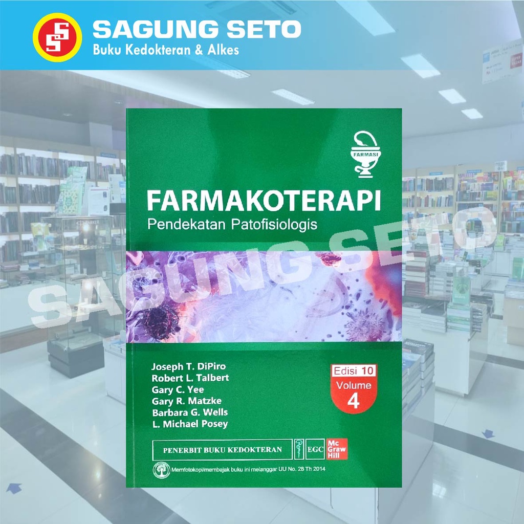 Jual FARMAKOTERAPI PENDEKATAN PATOFISIOLOGIS EDISI 10 VOL 4 - DIPIRO | Shopee Indonesia