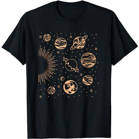 Jual BAJU KAOS Solar System Planets Space Science Galaxy Astrology ...