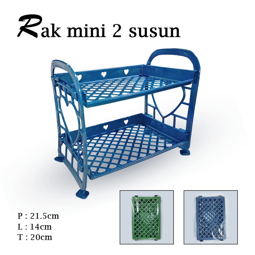 Jual Rak Meja Mini 2 Susun / Rak Meja Serbaguna | Shopee Indonesia