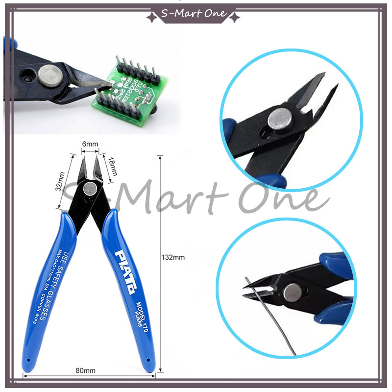 Jual Tang Potong Kawat Kabel /Tang Potong 170 Plier 5 inch/Tang Potong ...