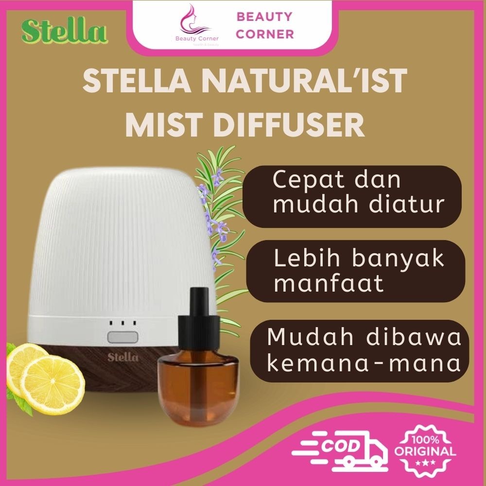 Jual Stella Natural'ist Mist Diffuser Set Alat + Refill - 23ml | Shopee ...