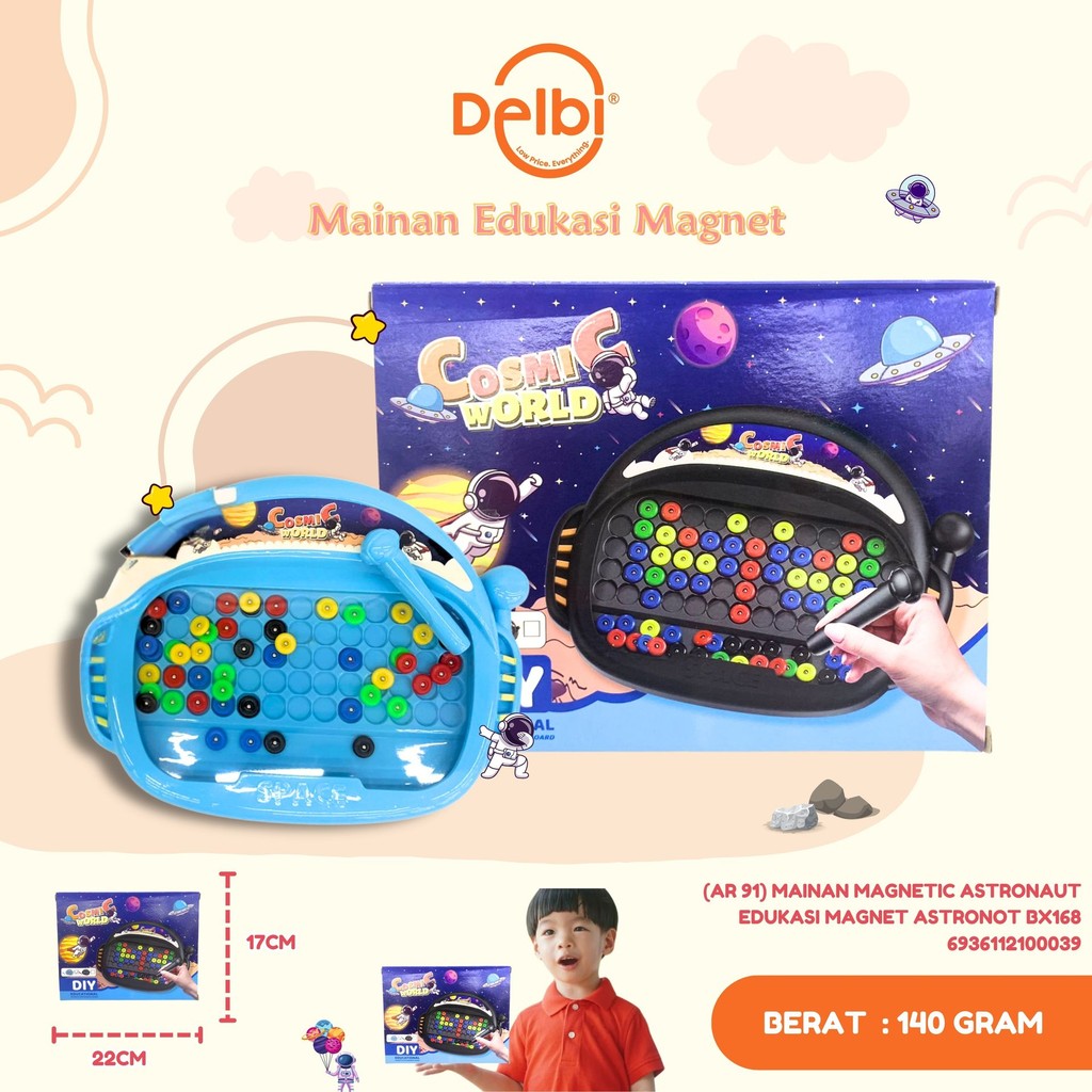 Jual MAINAN ANAK COSMIC WORLD DIY ASTRONOT MAGIC MAGNET BOARD /(AR 91 ...