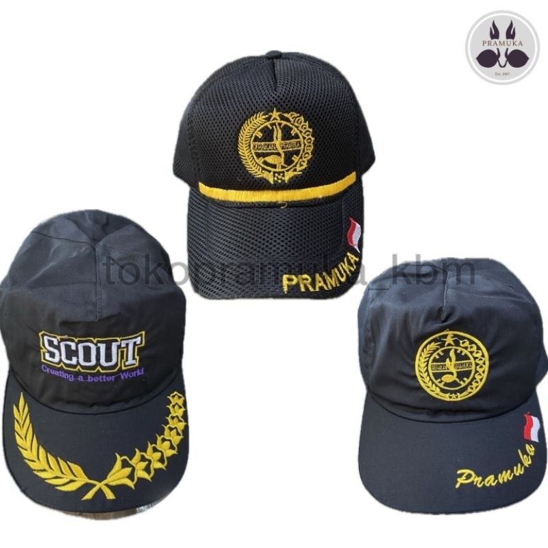 Jual Topi Pembina Pramuka Hitam, Scout, dan Tunas | Shopee Indonesia