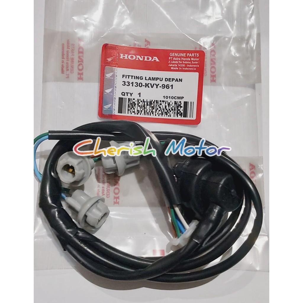 Jual FITING FITTING SOCKET LAMPU DEPAN BEAT KARBU SOKET 6 KVY | Shopee ...
