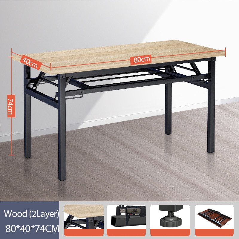 Jual GDR Meja lipat portabel Meja Belajar Meja kantor besi | Shopee Indonesia