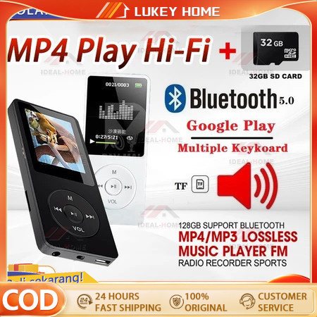 Jual 【COD/Stok tersedia】MP4 Player Bluetooth MP3 Mini Player Bluetooth ...