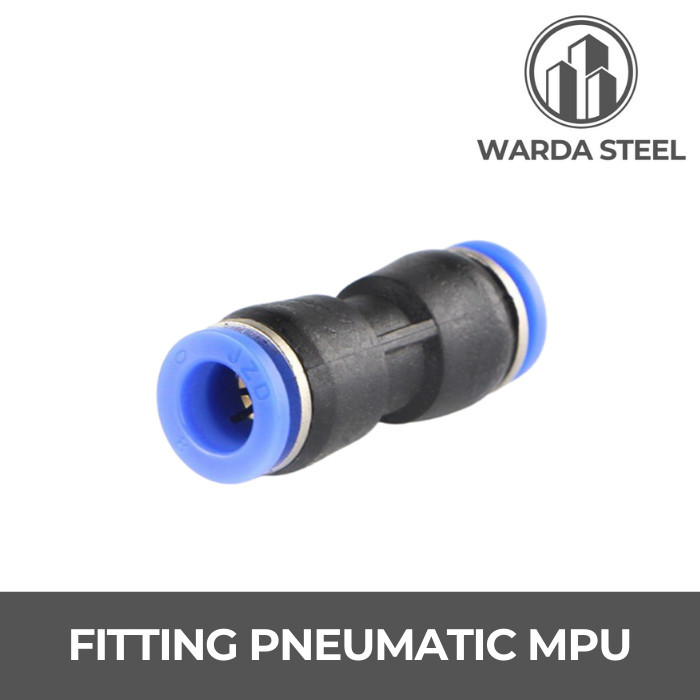 Jual MPU Fitting Pneumatic Lurus Slip Lock Selang - PU 4, 6, 8, 10, 12, 16 MM | Shopee Indonesia