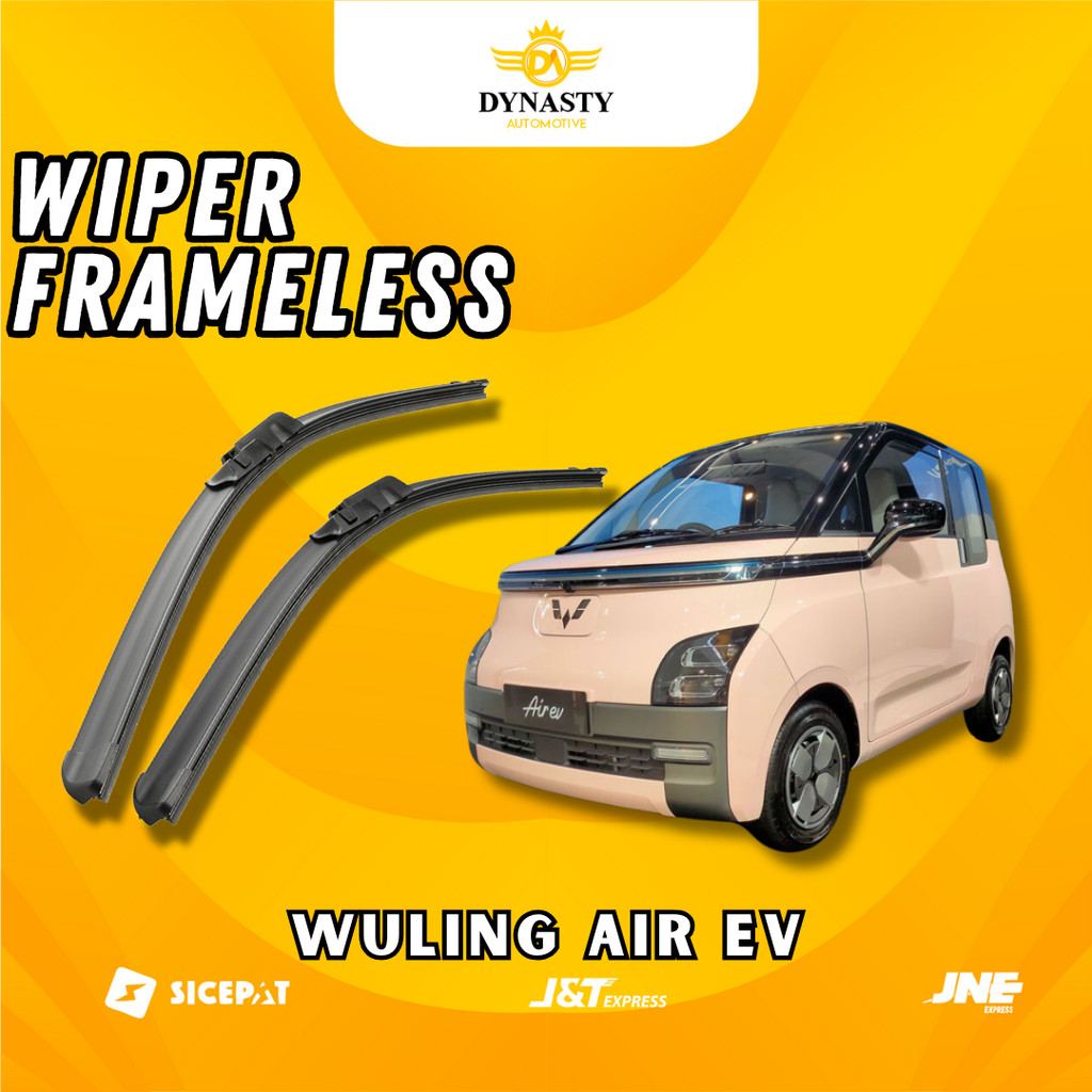 Jual 1 SET (2 PCS) Wiper - Wuling Air EV - Model Frameless Tanpa Rangka ...
