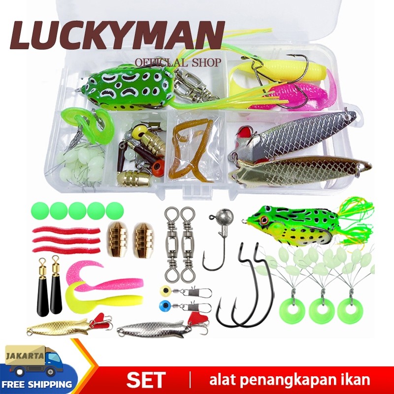 Jual Lucky Man - Set Aksesoris Memancing | Shopee Indonesia