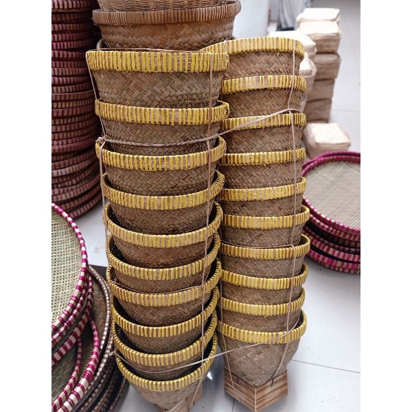Jual Wakul Bambu 20CM Wakul Nasi Tanpa Tutup Tradisional | Shopee Indonesia