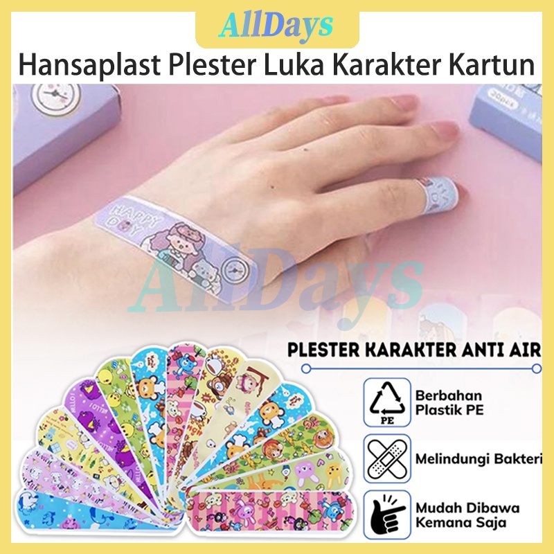 Jual Plester Luka Motif Hansaplast Kids Plester luka Anti air Cartoon ...