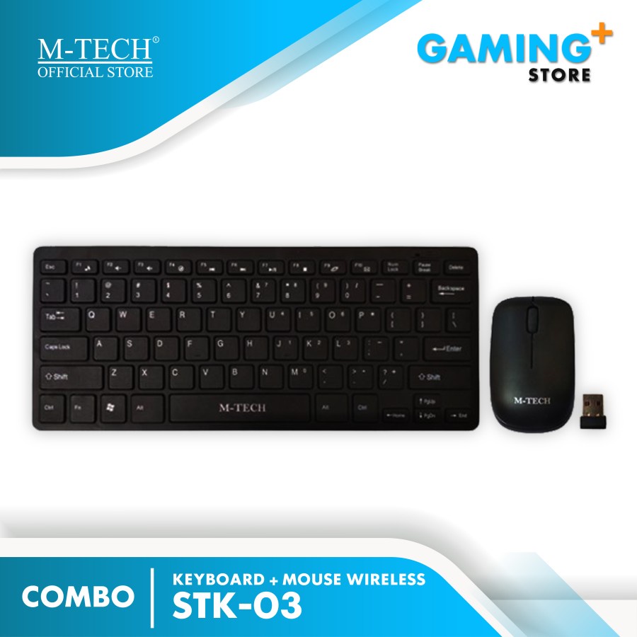 Jual M-Tech Original Keyboard Mini Multimedia Combo Mouse Wireless STK ...