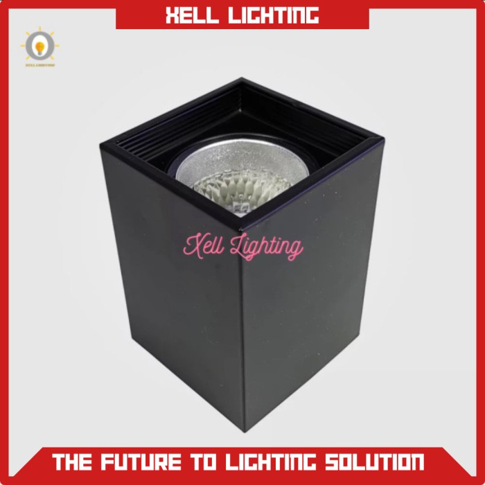 Jual Kap Lampu Downlight Outbow E27 3Inch 4Inch 5Inch Kotak Putih ...