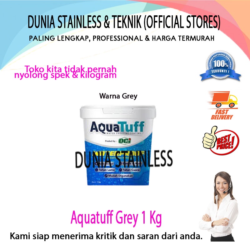 Jual Aquatuff Waterproofing 1kg Grey | Shopee Indonesia