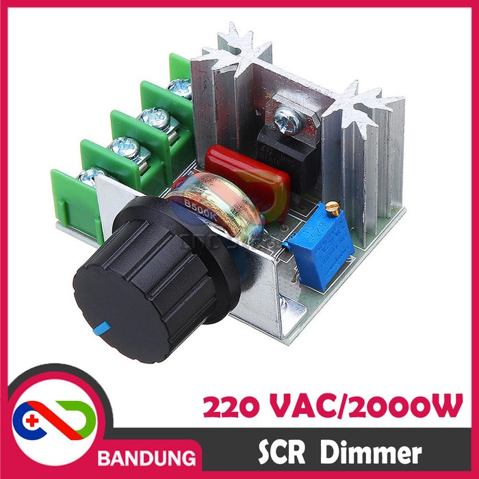 Jual SCR 220V 220VAC 2000W DIMMER SPEED REGULATOR CONTROLLER MOTOR ...