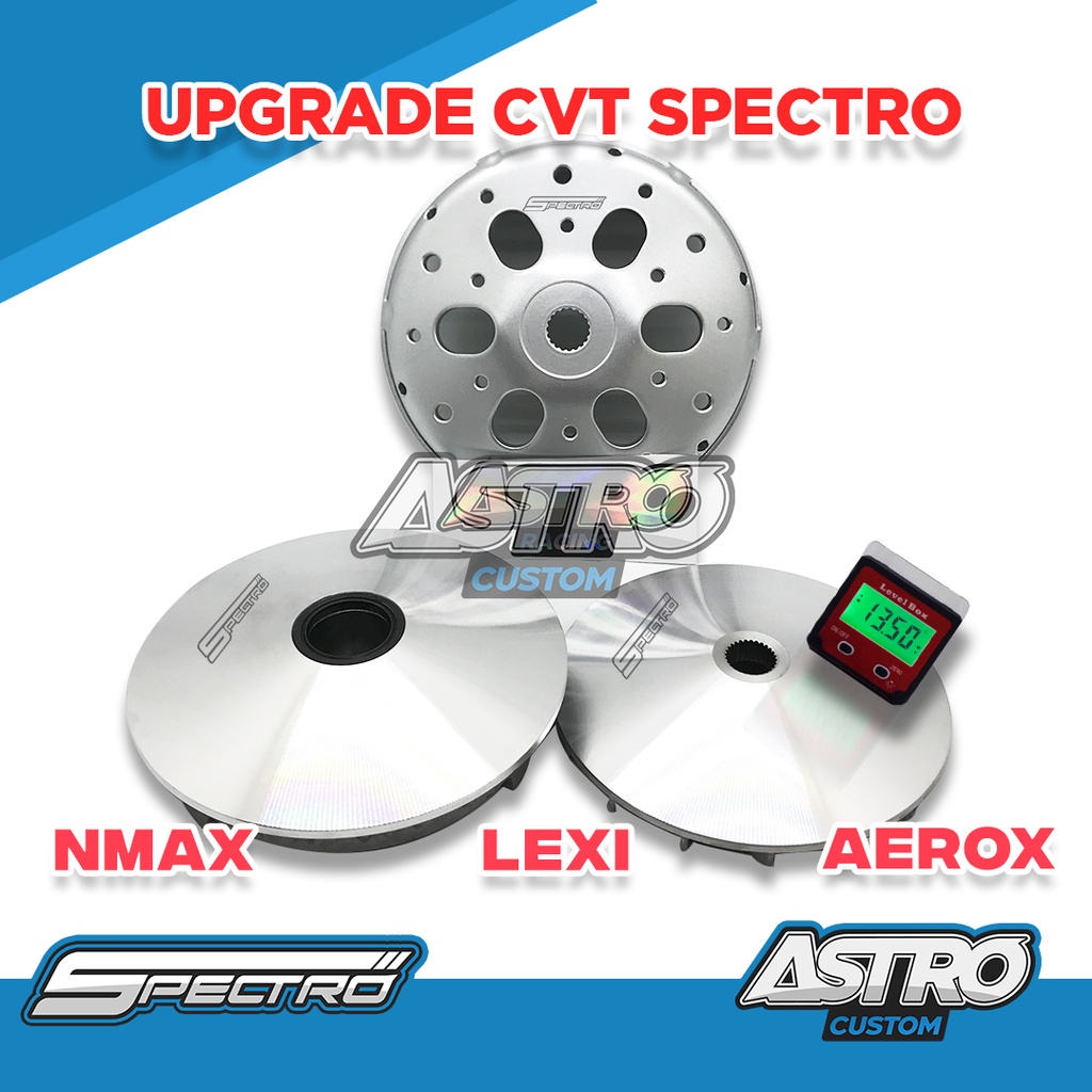 Jual Paket Upgrade CVT Spectro NMAX AEROX 155 LEXI Mangkok Kampas Ganda ...