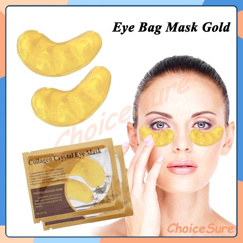 Jual Eye Patch Collagen Crystal / Eye Bag Mask Gold / Crystal Collagen ...