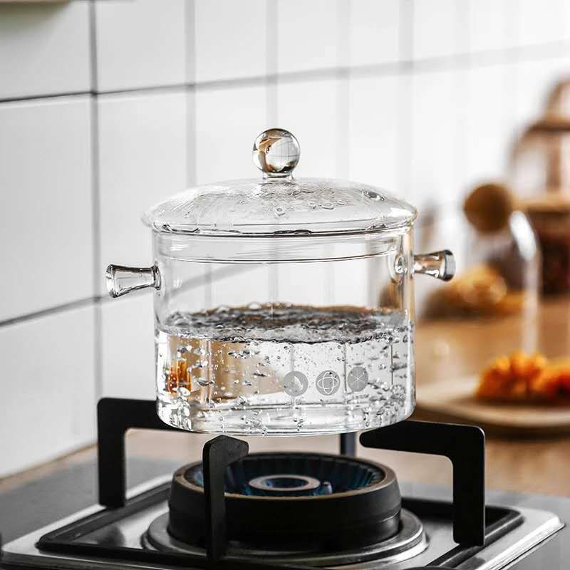 Jual Glass Stew Pot - Panci Kaca Bening Transparan - Panci Masak glass ...