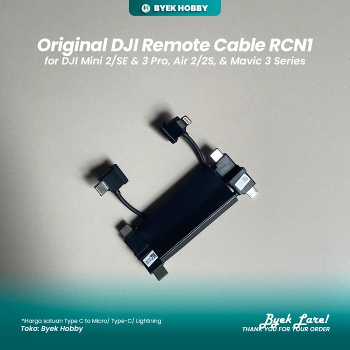 Jual Original Remote Kabel RC DJI Mini 2 SE 3 Pro Air 2S Mavic 3 OTG ...