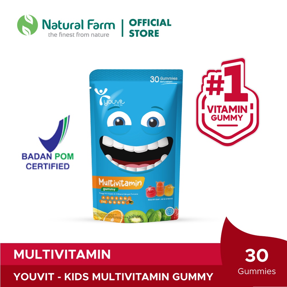 Jual Youvit Kids Multivitamin Gummy - 30 Gummies | Shopee Indonesia