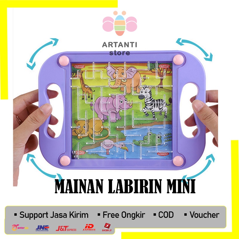 Jual Mainan Anak Pinball Mini Labirin Mainan Jadul / Mainan Edukasi ...