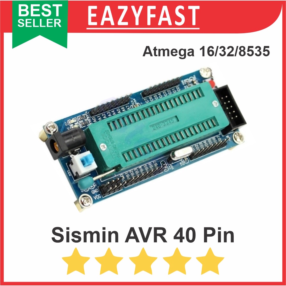 Jual Sistem Minimum System Atmega16 Atmega32 Atmega8535 40 Pin AVR Sismin | Shopee Indonesia