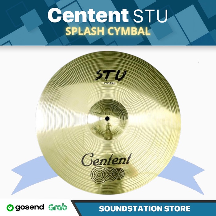 Jual CENTENT STU Splash Cymbal | Simbal 6 8 10 12 Inch | Shopee Indonesia