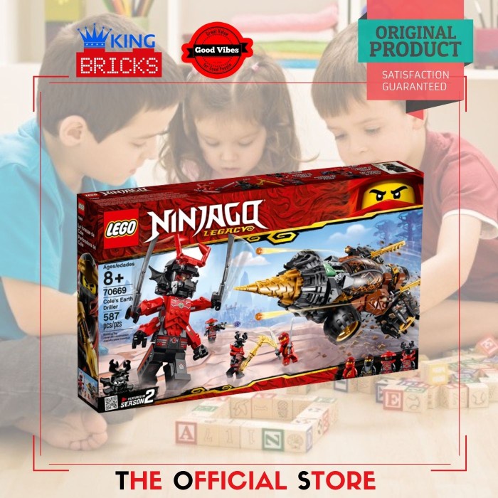 Jual LEGO Original NINJAGO 70669 Coles Earth Driller Mainan Anak Film ...
