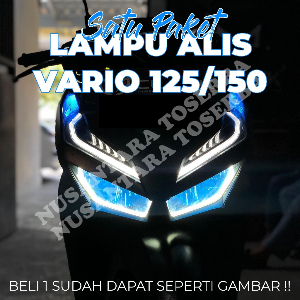 Jual lampu alis vario 125 150 gratis devil eye tidak berbintik | Shopee Indonesia