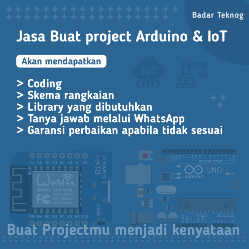 Jual Jasa pembuatan project Arduino & IoT | Shopee Indonesia Jual Jasa pembuatan project Arduino & IoT | Shopee Indonesia