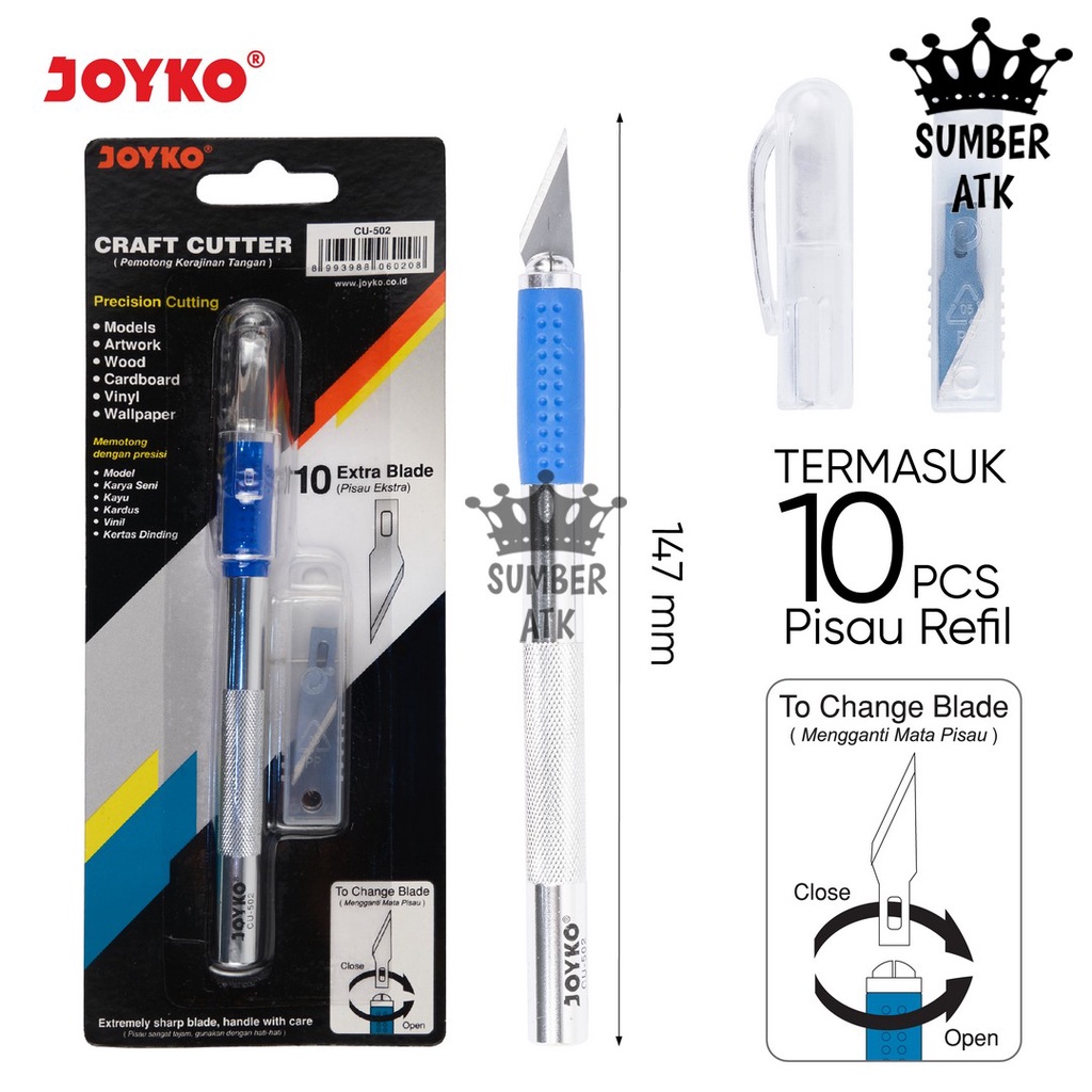Jual Craft Cutter Pemotong Kerajinan Tangan Joyko CU-502 | Shopee Indonesia