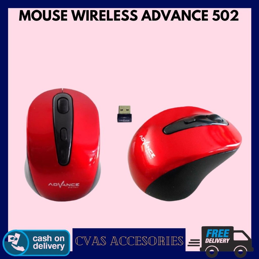 Jual Mouse Wireless Advance WM 502 / Mouse Komputer / Mouse Laptop ...