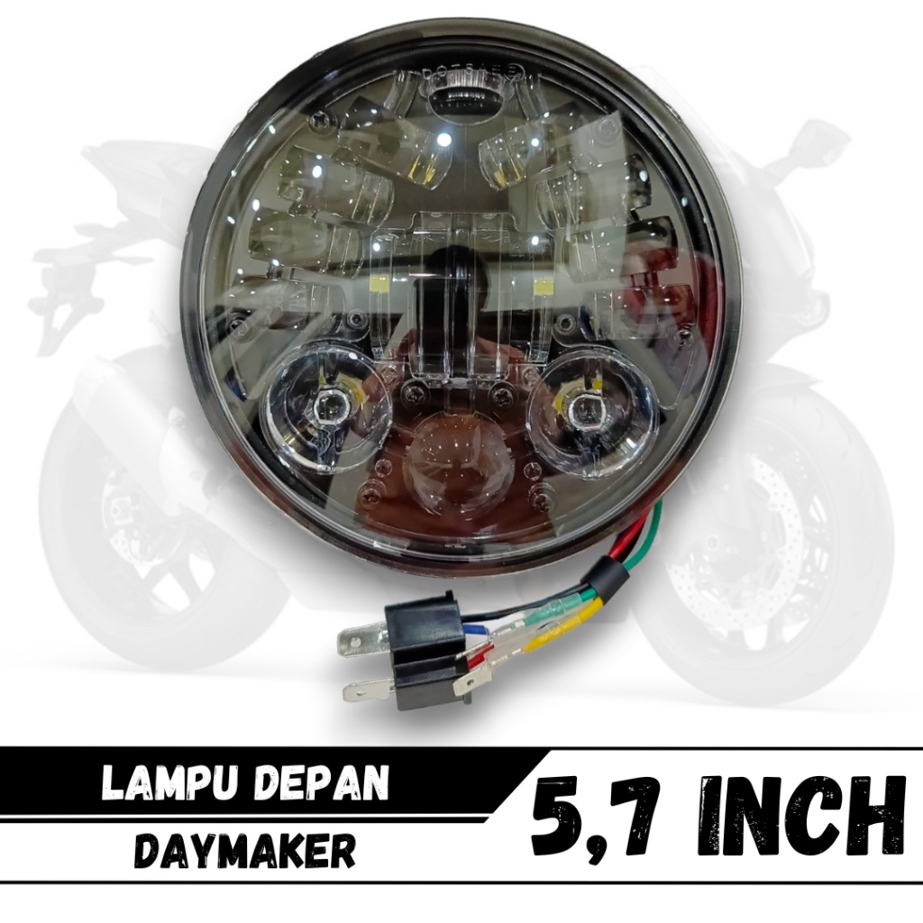 Jual Lampu Led Motor Daymaker Lampu Daymaker Led 16 Mata 7 Inch High ...