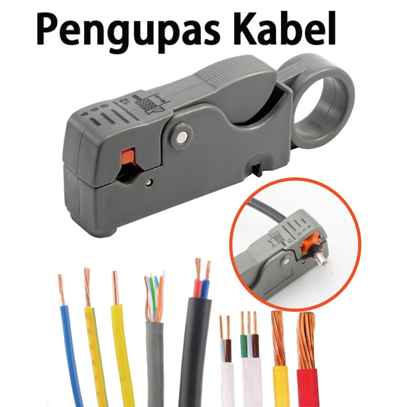 Jual Alat Kupas Kabel /Pengupas Kabel Stripping Tang /Alat Pemotong ...