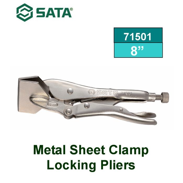 Jual SATA TANG 71501 METAL SHEET CLAMP LOCKING PLIERS 8" | Shopee Indonesia