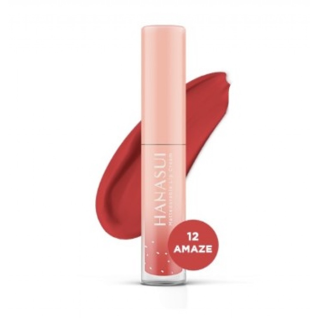 Jual BPCS Hanasui Mattedorable Lip Cream 12 Amaze 4g | Shopee Indonesia