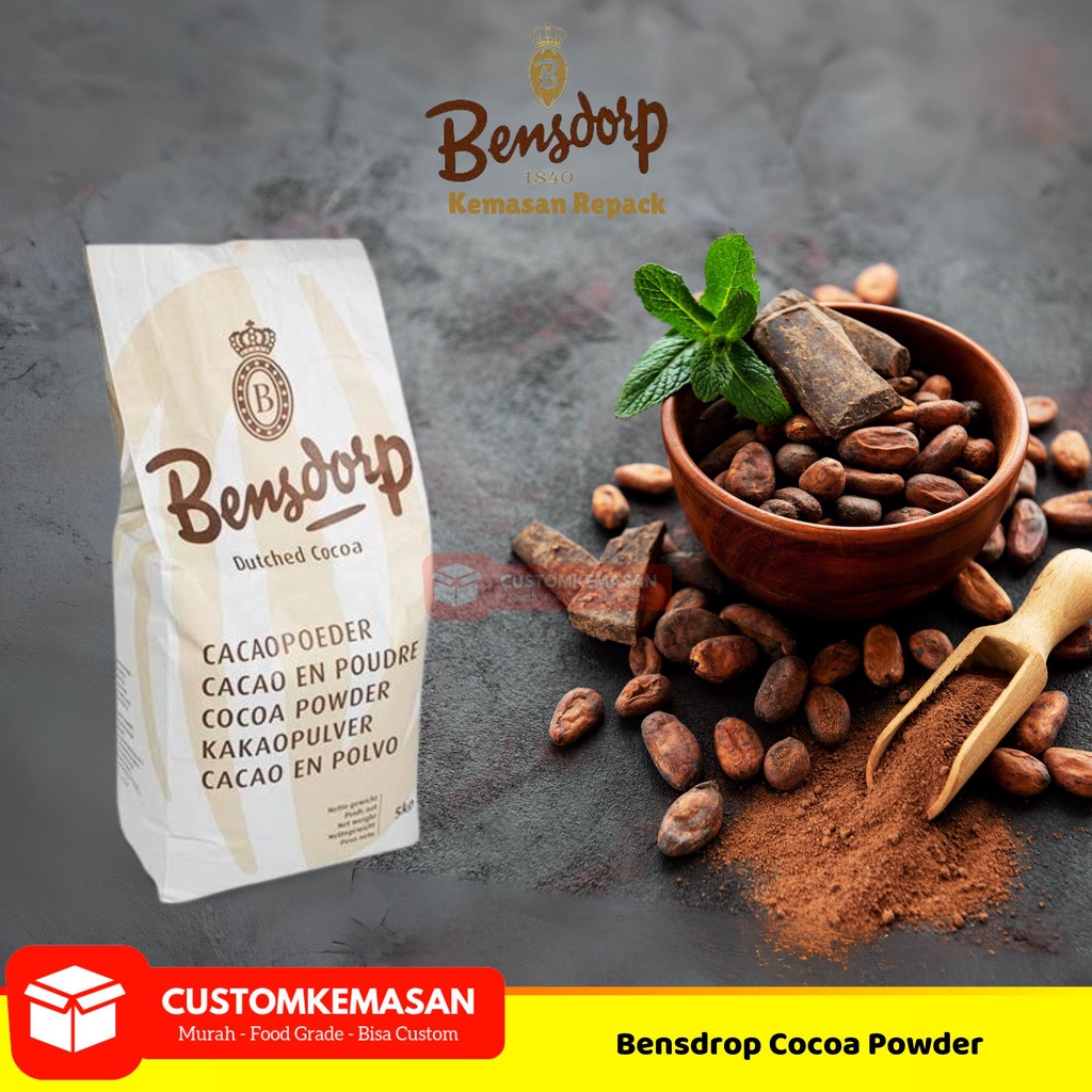 Jual Bensdorp Cocoa Powder / Coklat Bubuk Kiloan / Bubuk Coklat Premium ...