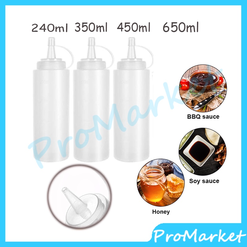 Jual Botol Sauce Mayonaise / Botol Kecap / Botol Saus / Dengan garis ...