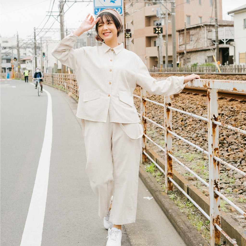 Jual Lozy Hijab - Rulee Set (One Set Tali Linen) | Shopee Indonesia