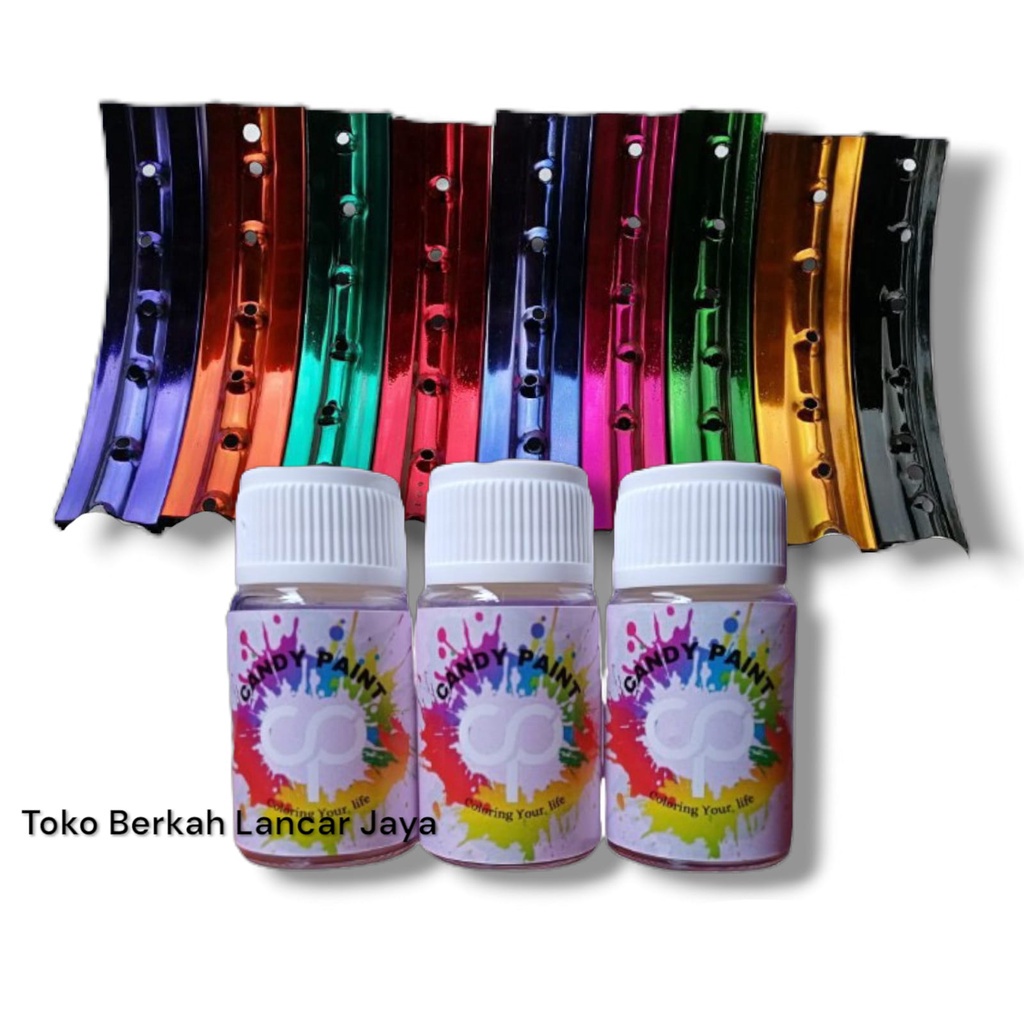 Jual (OLES) 12,5 ML CANDY PAINT Pewarna Logam Chrome Candy Paint Instan ...