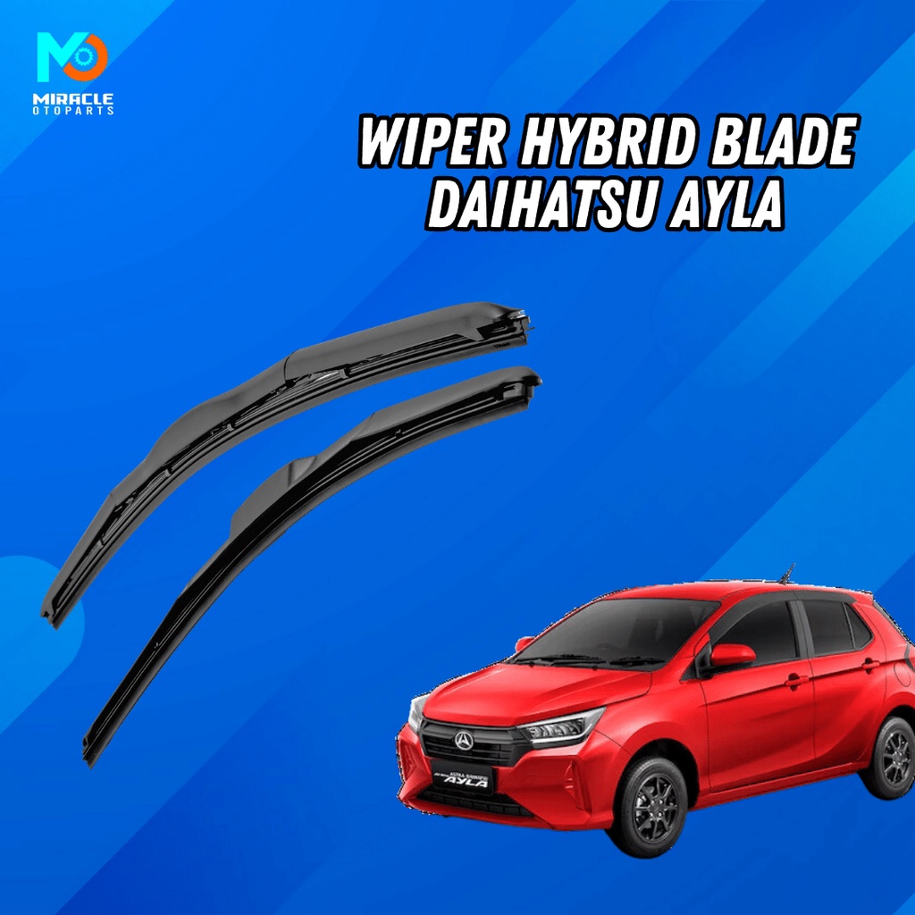 Jual Wiper Hybrid Blade Daihatsu Ayla / Wiper Blade Hybrid 1 Set (Kiri ...