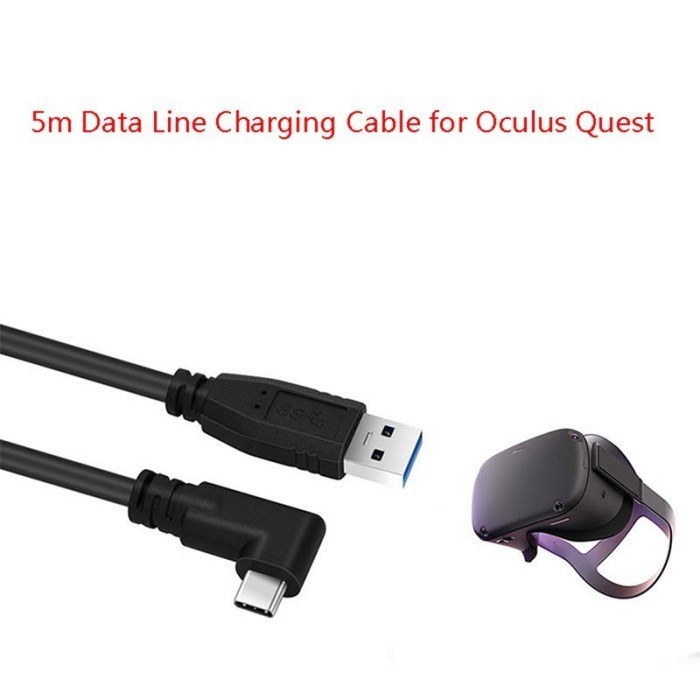 Jual [MT65] Oculus Quest Link Cable 5M USB Type A to Type C - 5 Meter | Shopee Indonesia