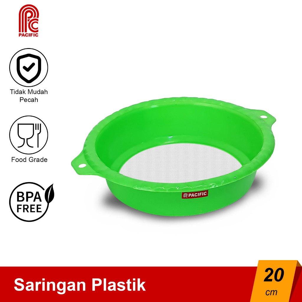 Jual PACIFIC Saringan Santan Plastik Food Grade 20 - 22 Cm Soft Flour ...