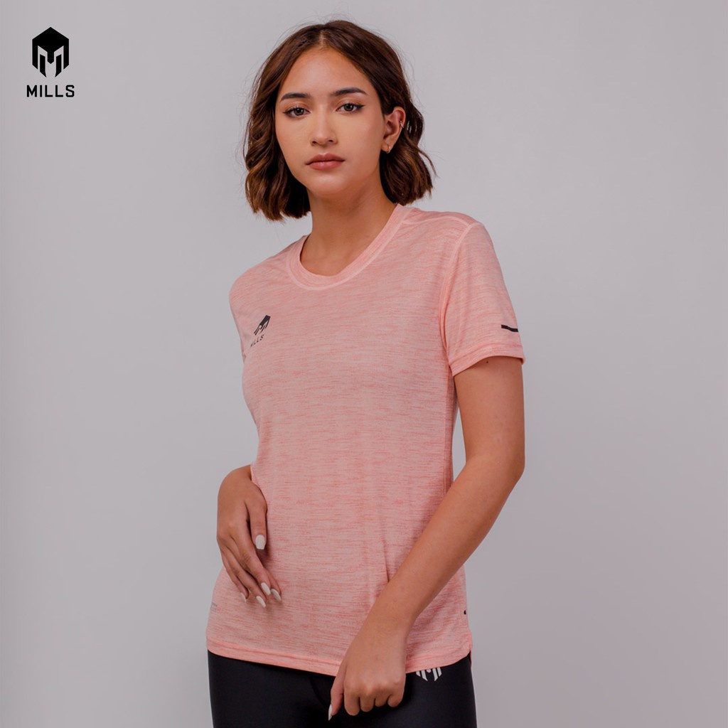 Jual MILLS Baju Olahraga Wanita Gym And Running Shirt Track Women 5005 ...