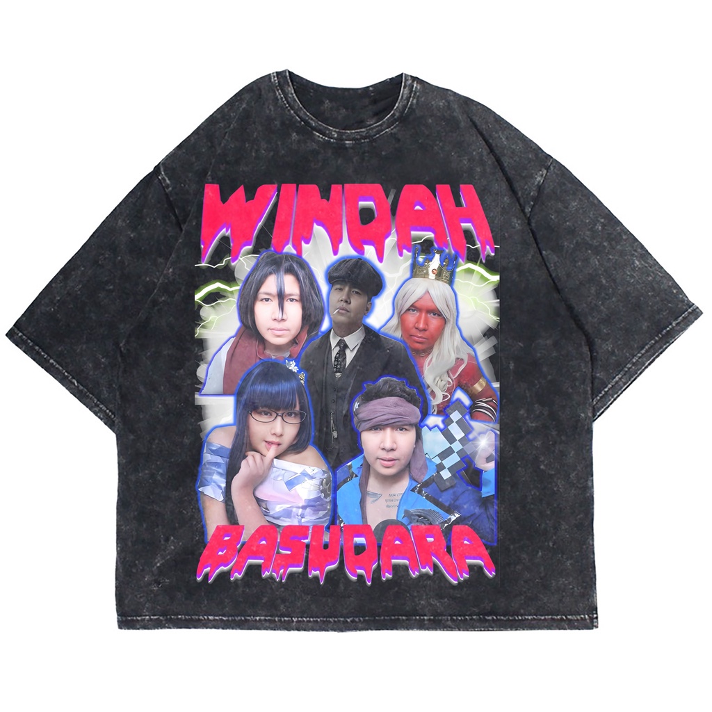 Jual Patternmerch "windah basudara v1" Oversize T-shirt | washed tee ...